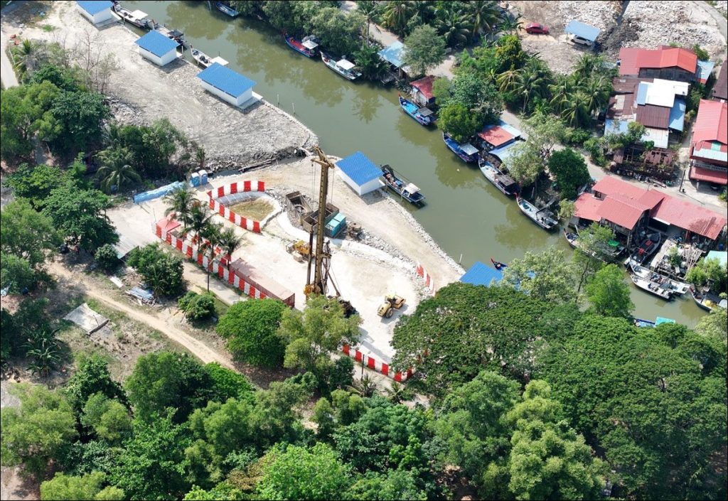 Prepatory works for Preliminary Test Pile (PTP) at stations and ...