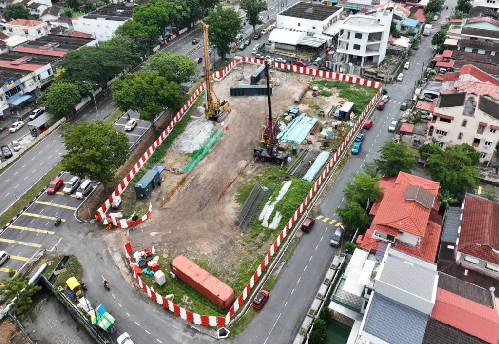 Prepatory works for Preliminary Test Pile (PTP) at stations and ...