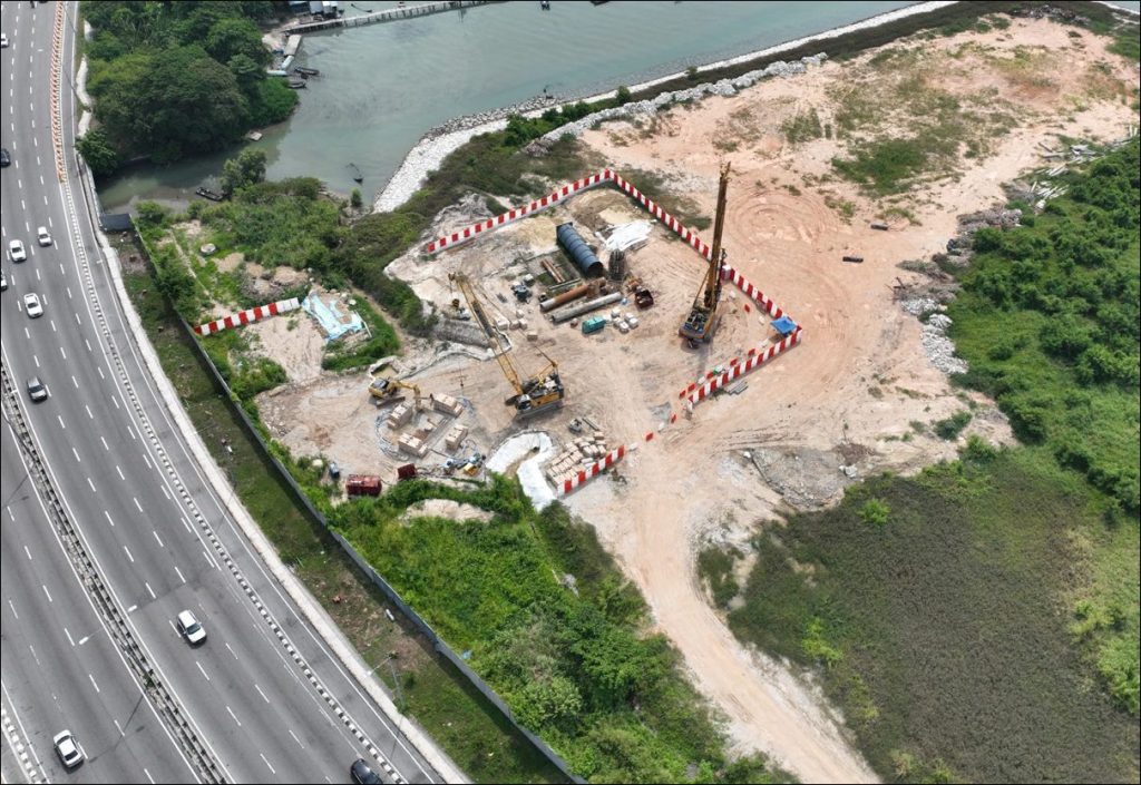 Prepatory works for Preliminary Test Pile (PTP) at stations and ...