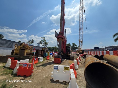 Project Progress Update (August 2025) – LRT Mutiara Line